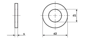 DIN 125 | CE Certified Fasteners Bolt, Nuts & Screw