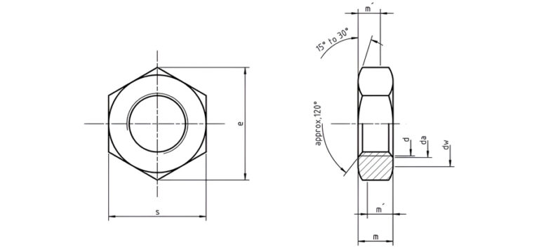 DIN 439 | CE Certified Fasteners Bolt, Nuts & Screw