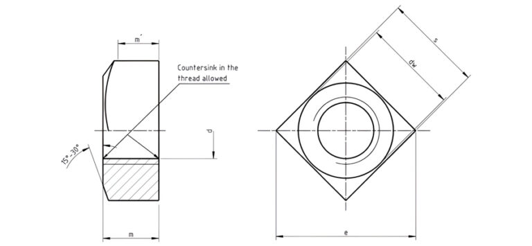 DIN 557 | CE Certified Fasteners Bolt, Nuts & Screw