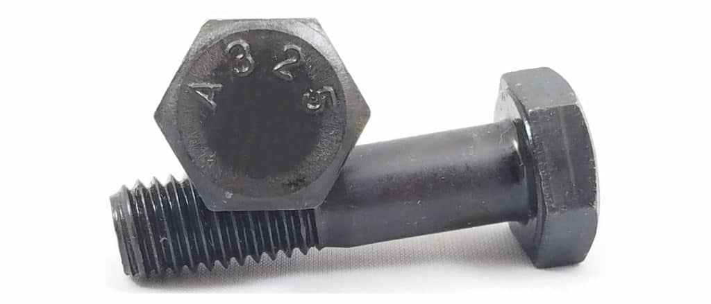 ASTM A325 Hex Structural Bolt is used for steel to steel Connection.